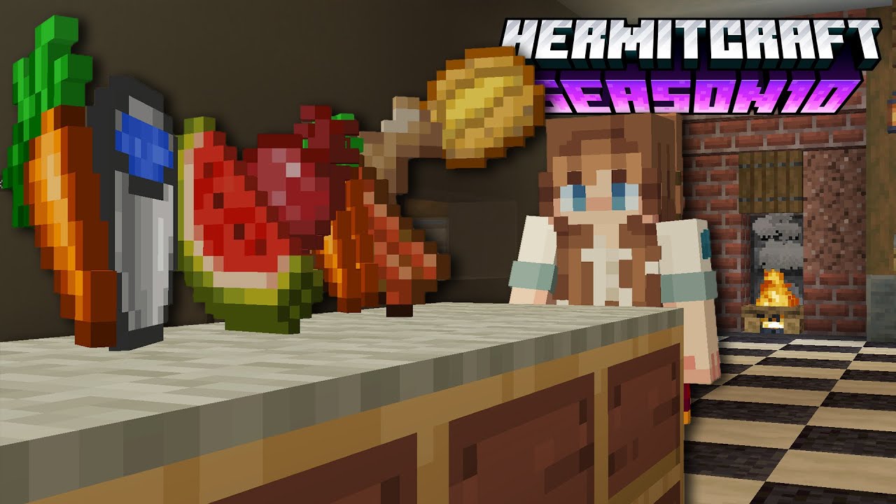 Playing HUNGRY HERMITS! | Hermitcraft 10 Stream - YouTube