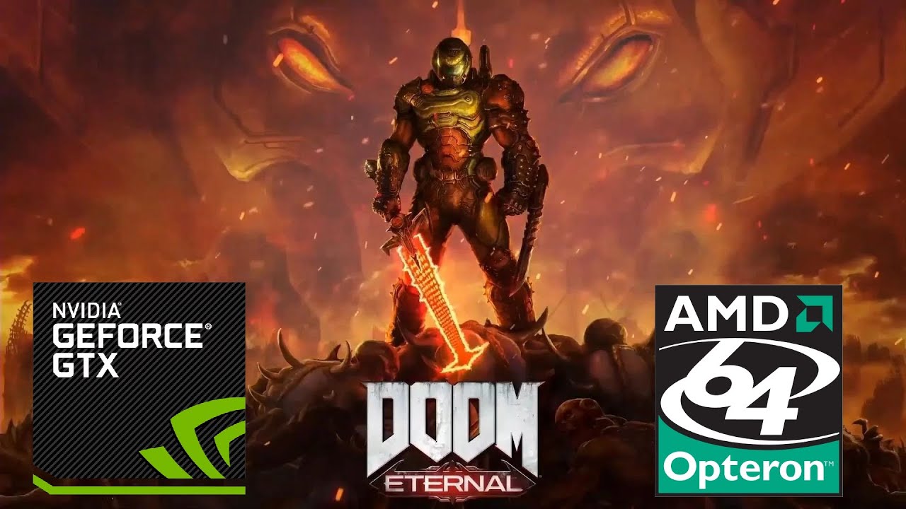 Doom: Eternal on AMD Quad K8 Opterons (2003 Tech) - YouTube