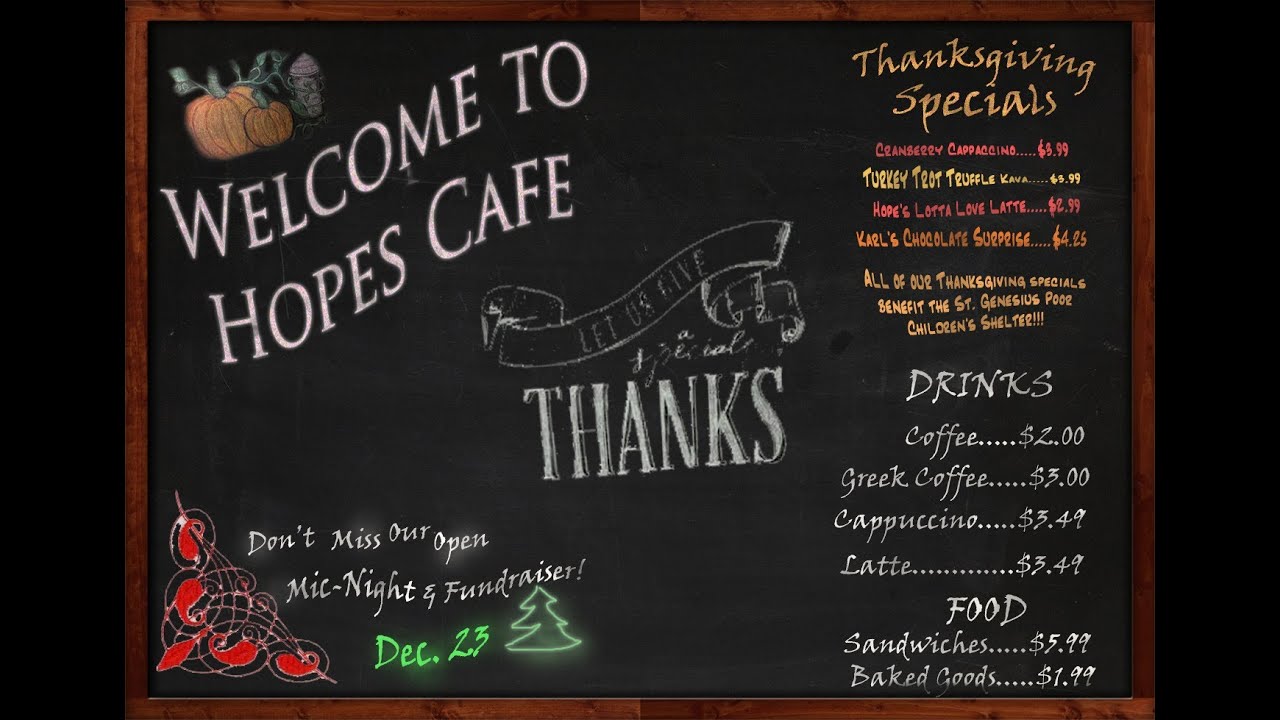Hope's Cafe - Season 1 Episode 6 - "Thanksgiving" - YouTube