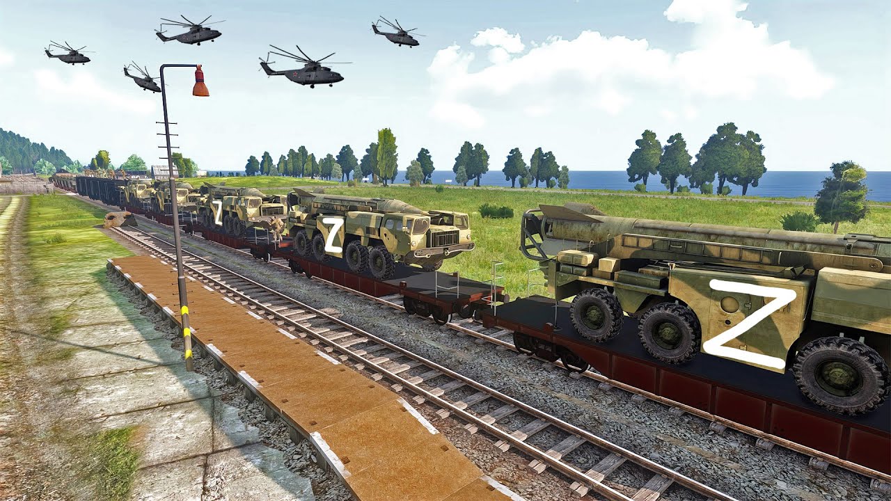 Russian armored train with ballistic missiles disappeared due to ...