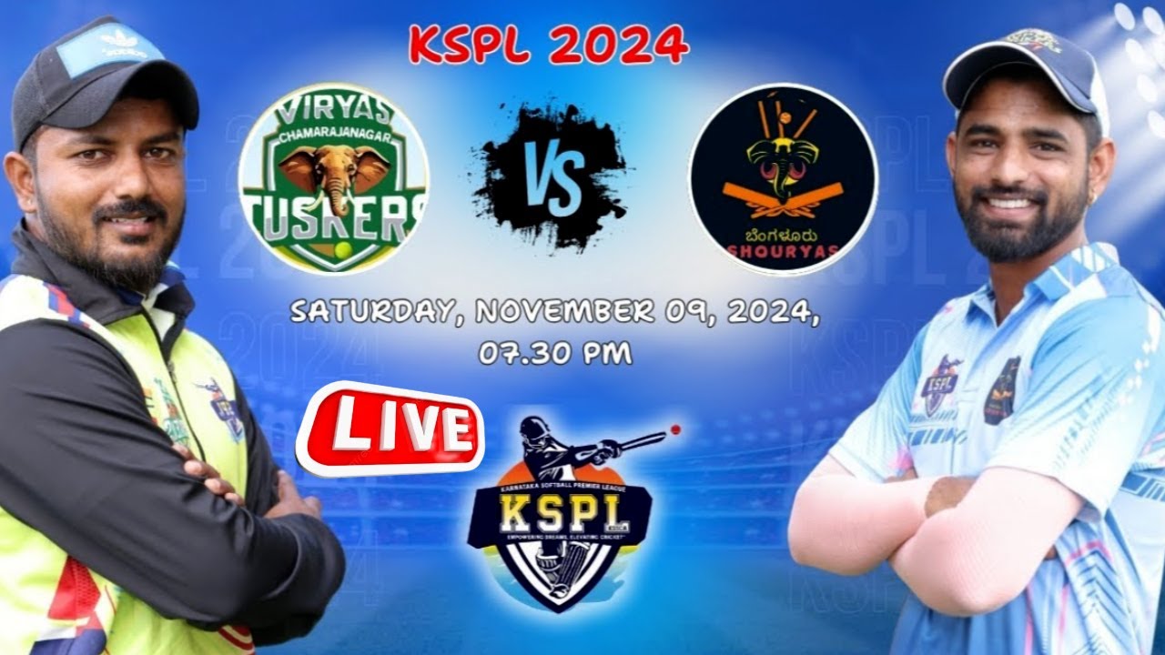 🔴LIVE : KSPL Cricket Tournament | BENGALURU SHOURYAS V/S ...