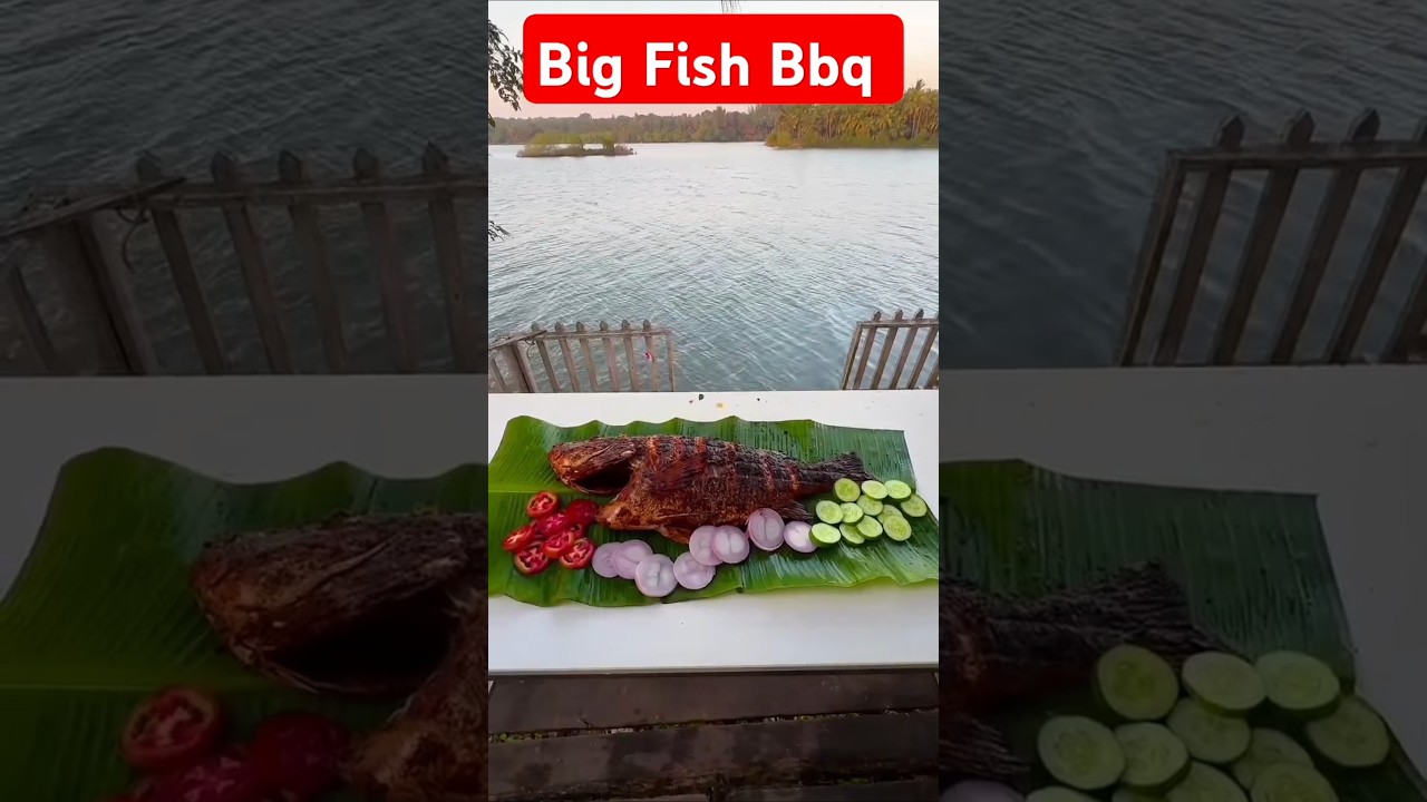 Big Fish Bbq #shorts #fishbbq #fish #cooking #fishing #nonveg #trending #asmrsounds #asmr - YouTube
