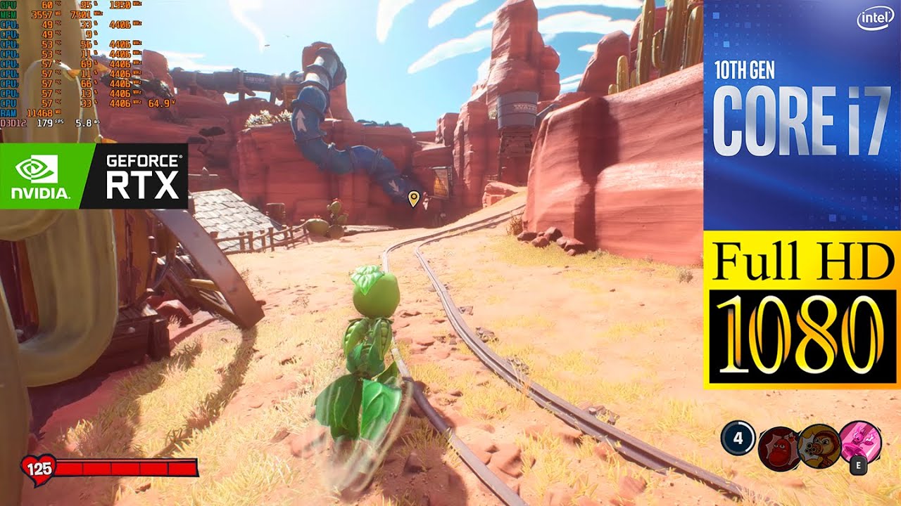 PLANTS VS ZOMBIES BATTLE FOR NEIGHBORVILLE : RTX 3060 + I7 10700 ...
