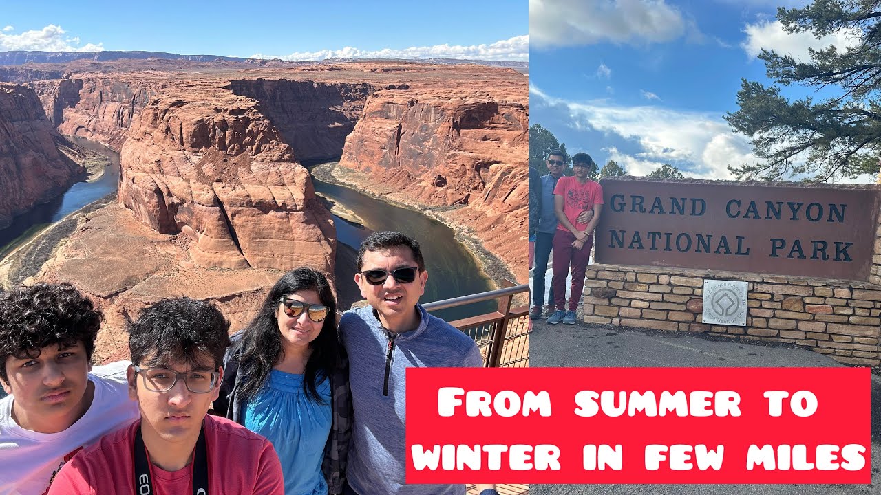 Spring break Day 4 | Horseshoe bend, Grand Canyon National Park north ...