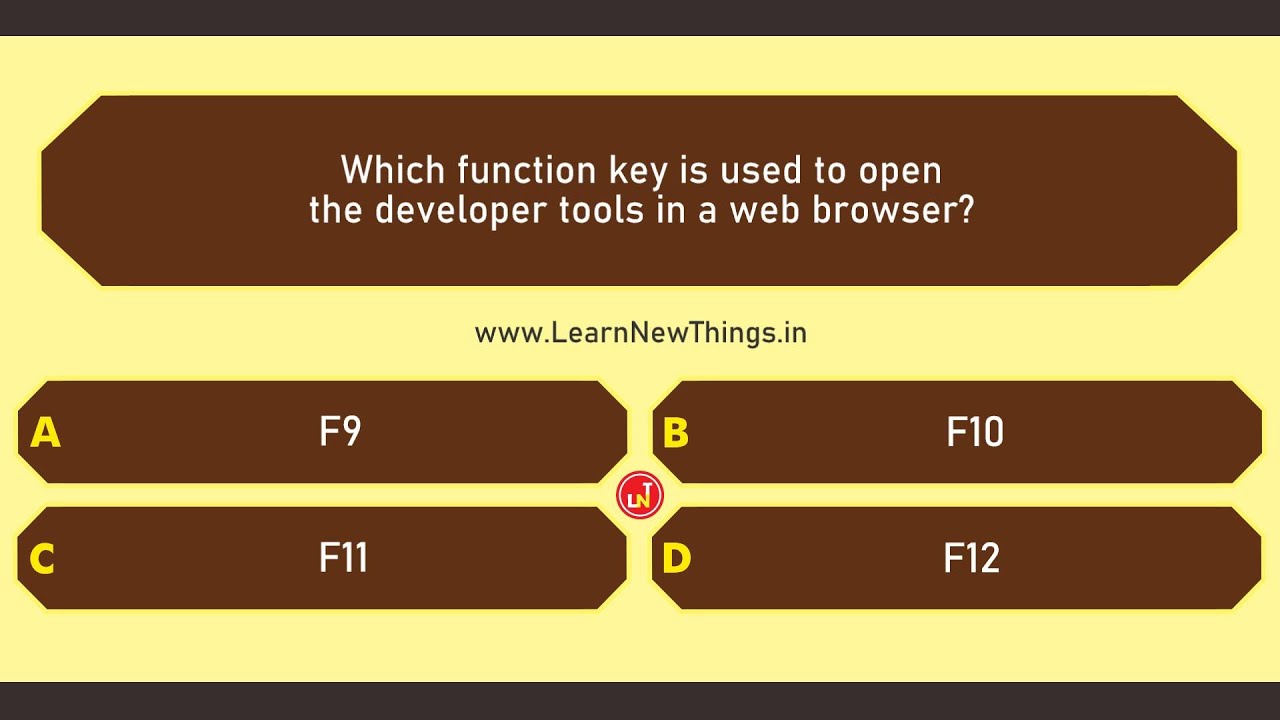 Keyboard Shortcuts Quiz - Part 3/5 | 25 Questions | Computer GK ...