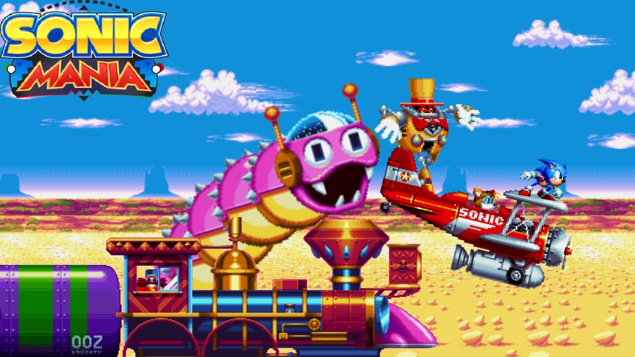 Eggman has a train Sonic Mania (Hydrocity and Mirage Saloon) - YouTube