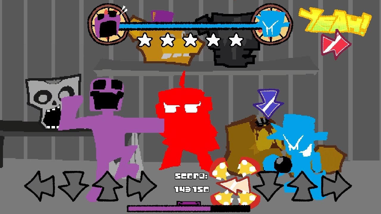 Fnf Vs Ourple Guy V3 Guy By Kiwiquest Fc4k Youtube