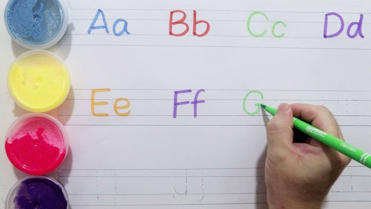4 lines abcd writing | abcd Alphabets for kids 📘abc song📚 छोटे बच्चों ...