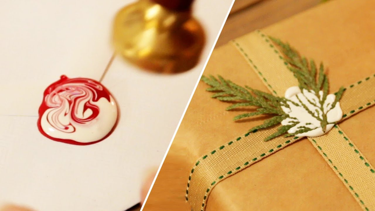 Festive Christmas Wax Seals - YouTube