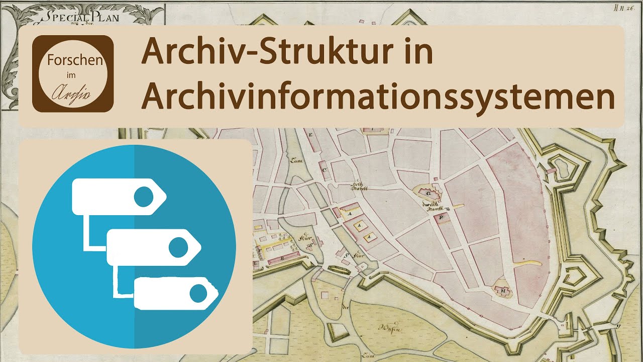 Struktur eines Archivs im Archivinformationssystem erklärt - YouTube