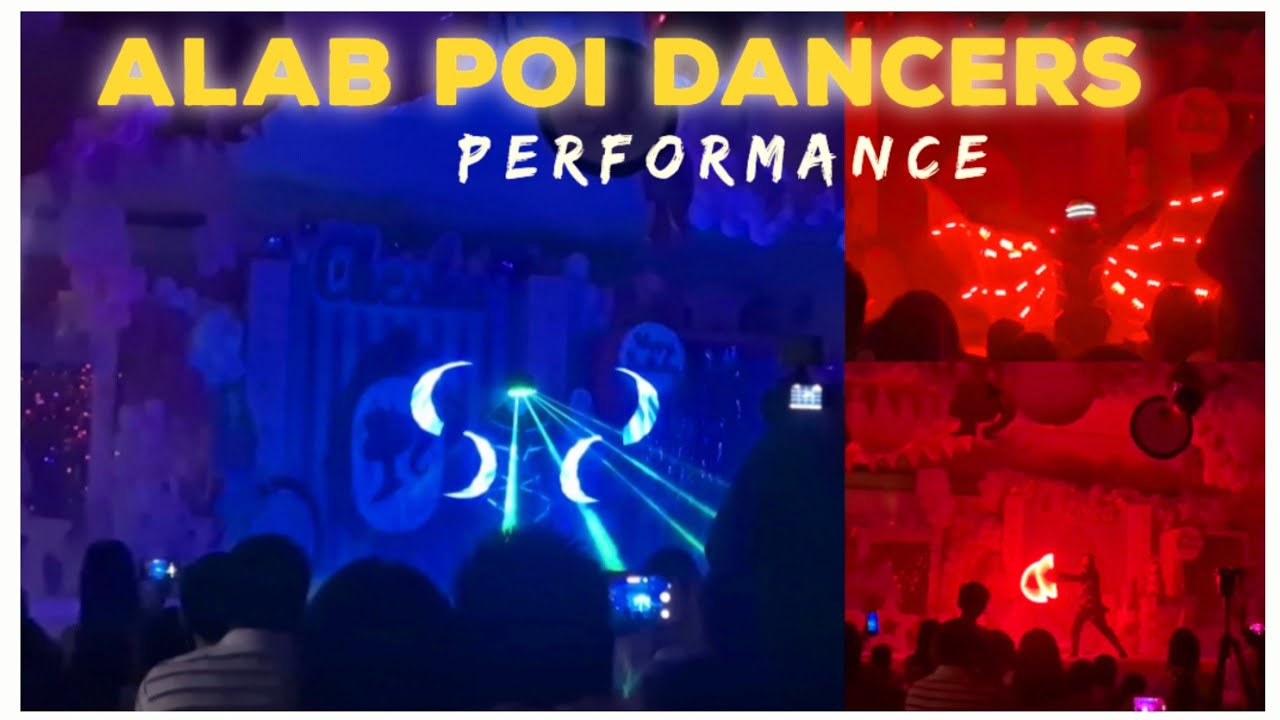 Alab Poi Fire And Led Dancer at Kids Party - YouTube