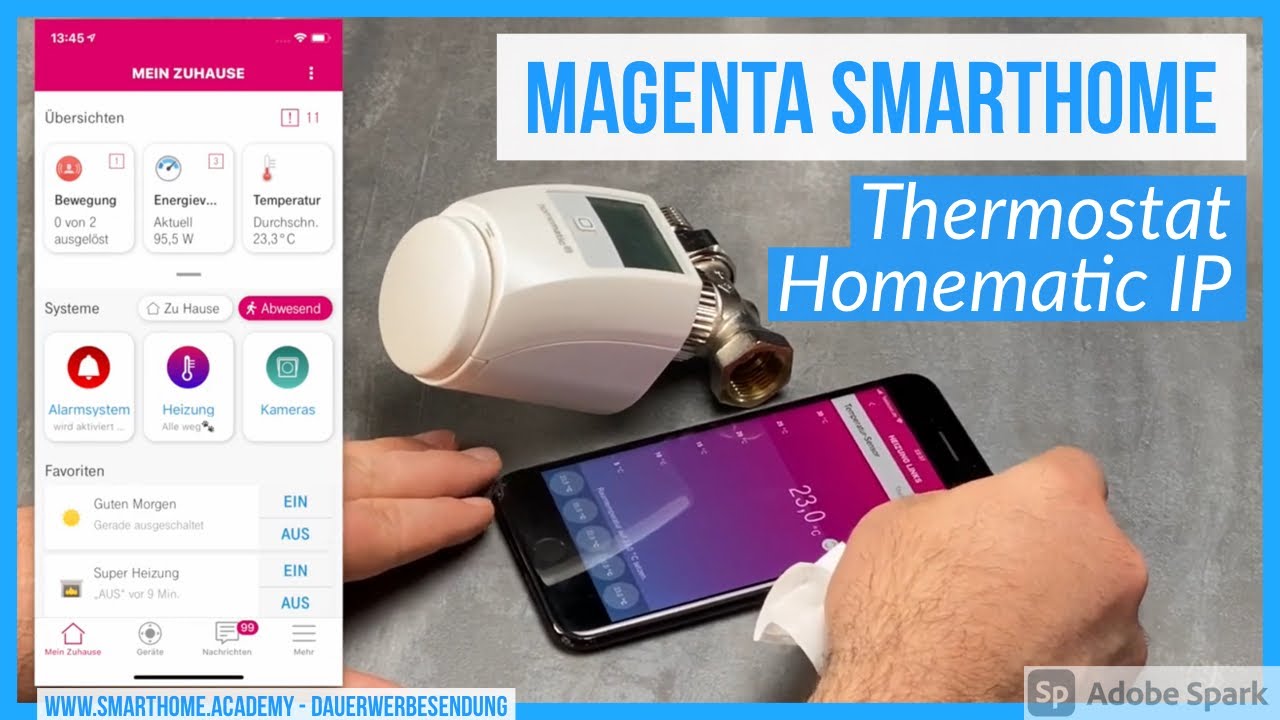 Faszinierend Magenta Smart Home Heizkorperthermostat Ebenbild