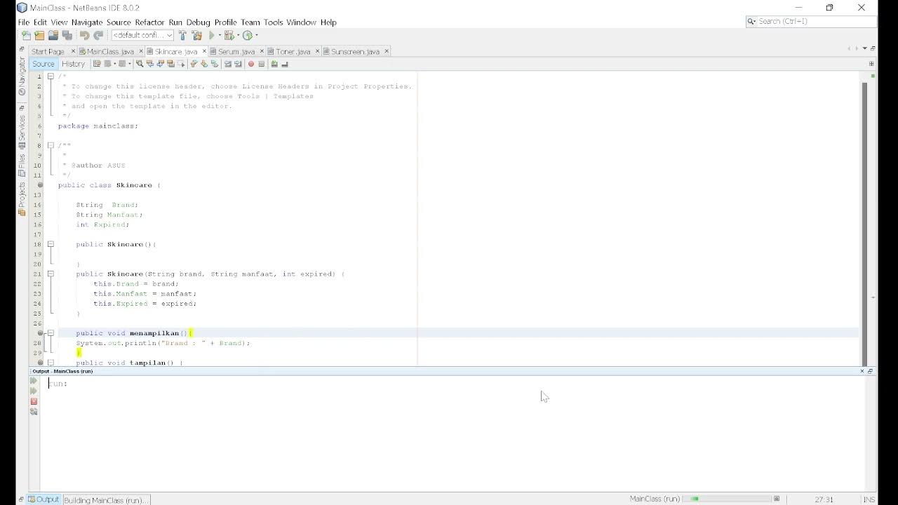 implementasikan ke dalam program java(Konsep Inheritance) - YouTube