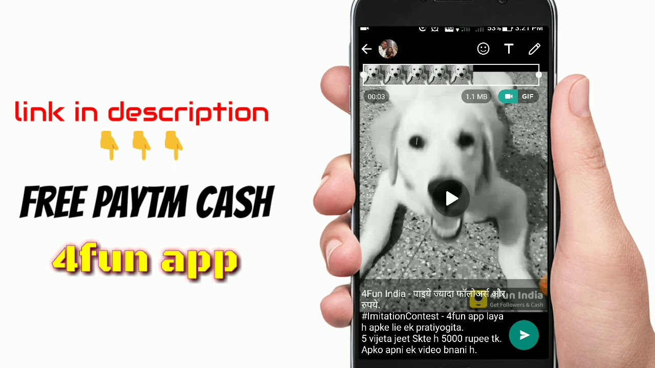 4fun app explained || Earn unlimited paytm cash !!!! || make viral ...