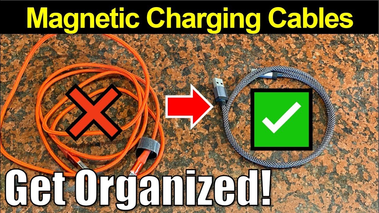 Easy to Wind Up! Magnetic USB-A Charging Cable by MAGTAME - YouTube