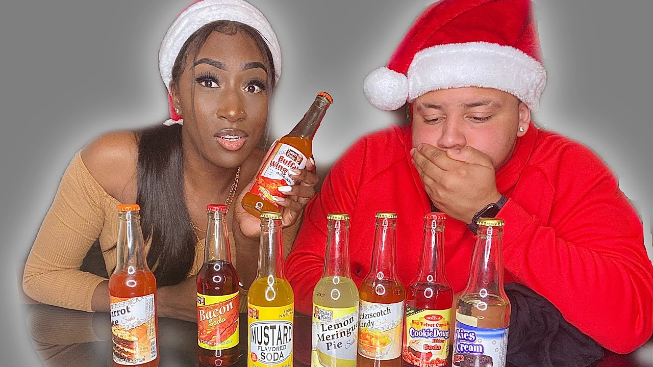 GROSS SODA CHALLENGE | Vlogmas Day 15 - YouTube