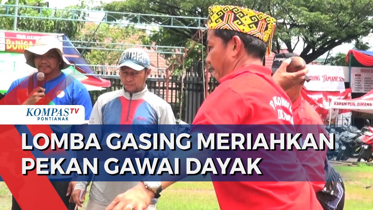 Pekan Gawai Dayak Kalbar Dimeriahkan Lomba Tradisional Pangkak Gasing ...