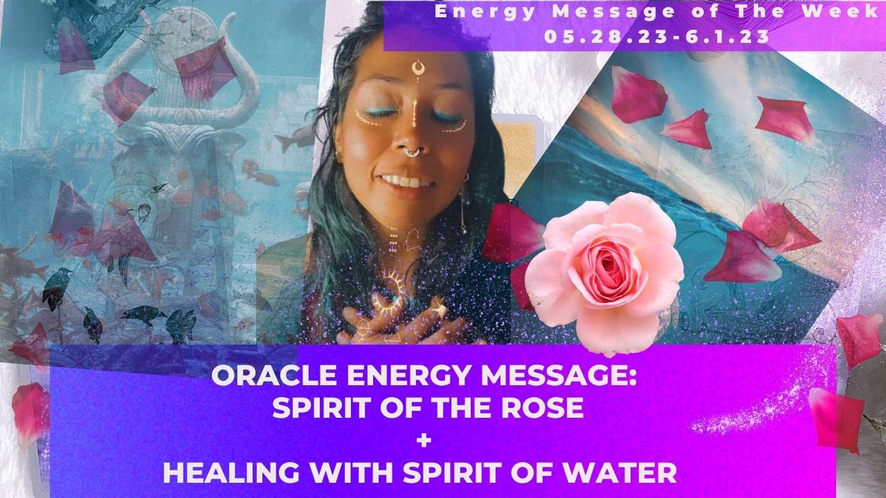 Oracle Energy Message: Spirit of The Rose+ Healing With Spirit of Water - YouTube