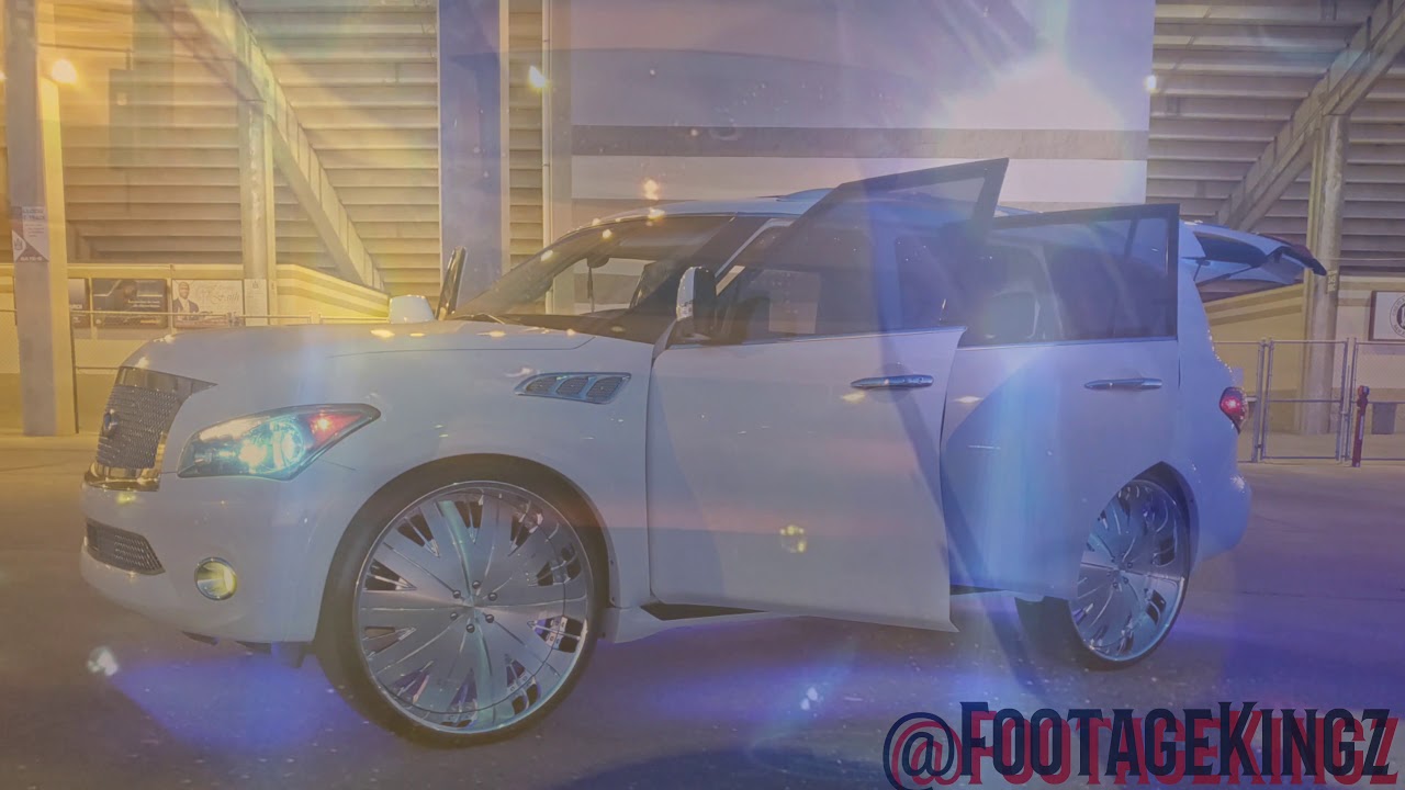 FootageKingz: INFINITI QX56 on 30" DUB SLAMS *HDTV 4K* - YouTube