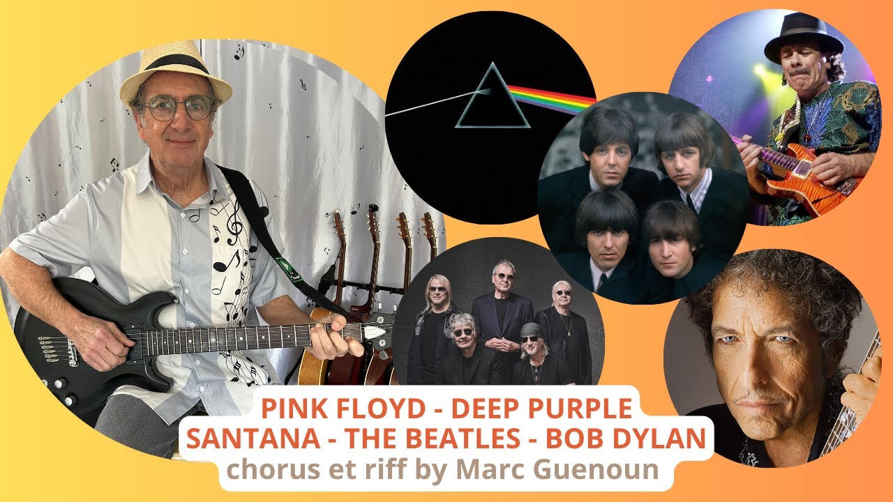 Guitar Chorus & Riff: Pink Floyd -Deep Purple -Santana -The Beatles -B ...