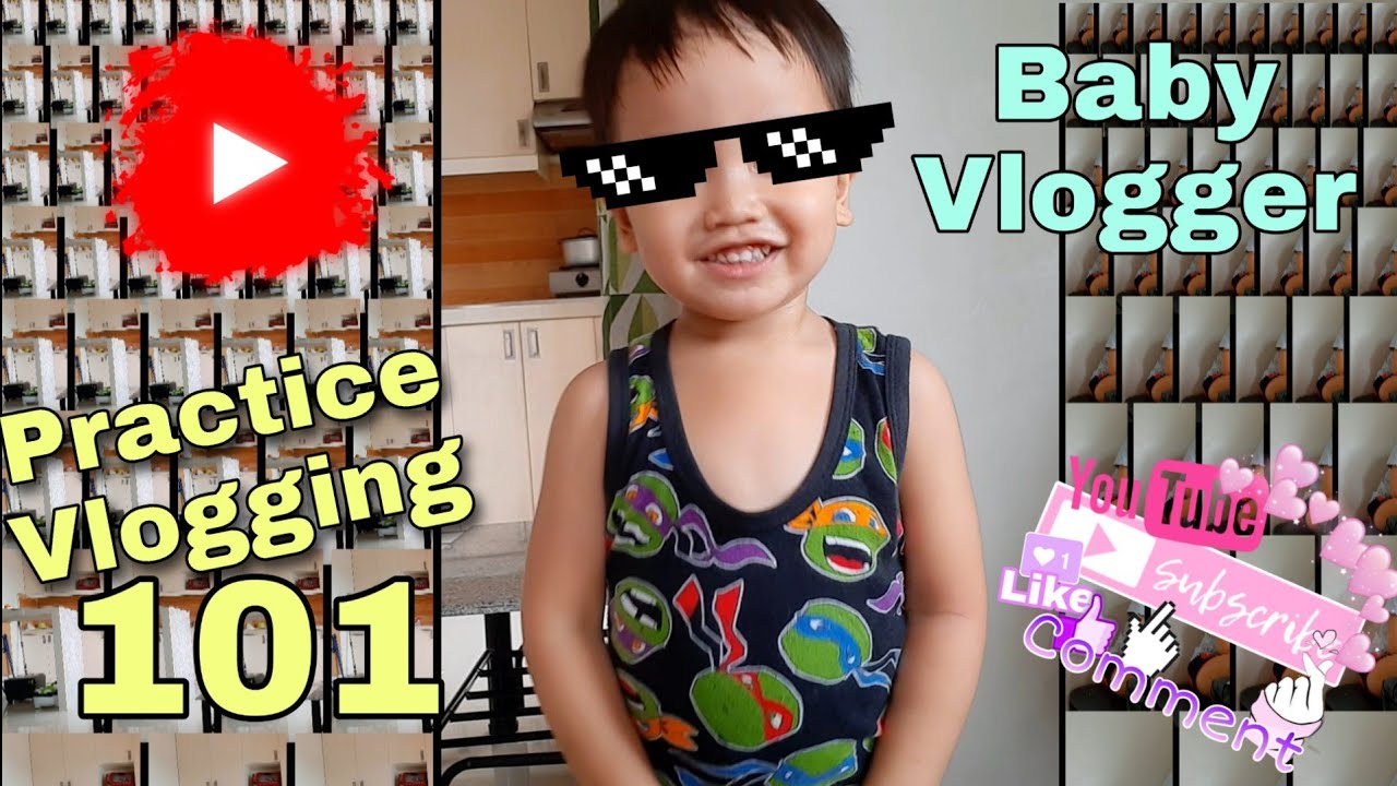 Practice Vlogging With Thirdy | Vlog Take Over | Baby Vlogger | Joylyn Ortiz - YouTube