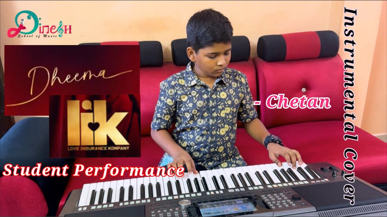 Dheema Dheema Song🎶 ️‍🔥 performed by Chetan🎹 🔥| Dinesh School of Music ...