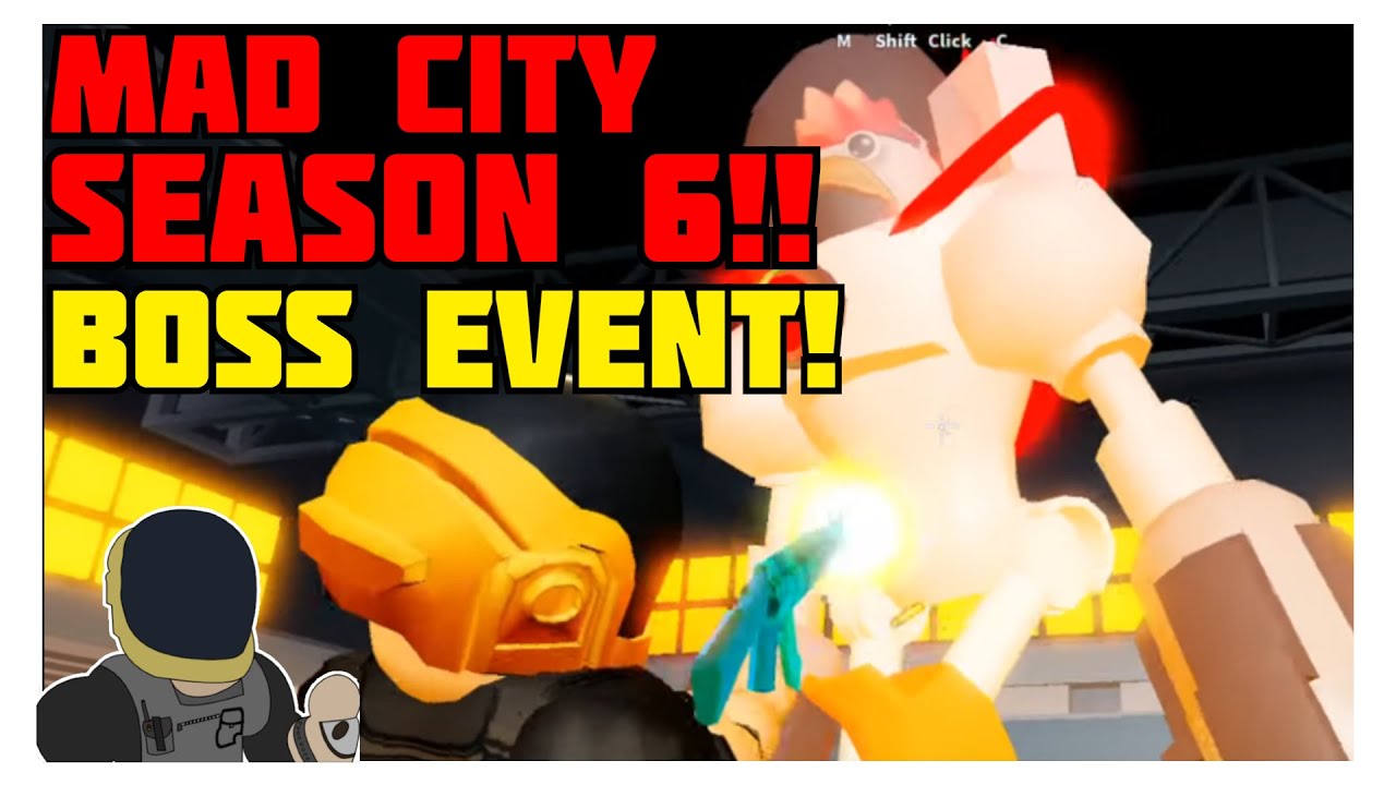 DEFEATING MECH CLUCKLES! (MAD CITY SEASON 6 BOSS!!) l ROBLOX - YouTube
