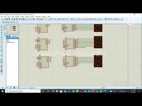 Seven segmen arduino dengan ic counter up 7447 dan 7490 - YouTube