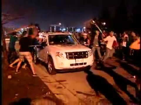 LIVE VIDEO: Fleming Drive Riot - Students Gone Wild - YouTube