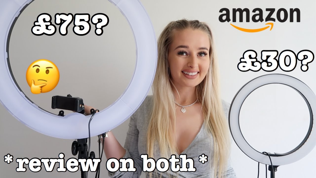 CHEAP VS EXPENSIVE RING LIGHT... Is it worth it? pros/ cons. - YouTube
