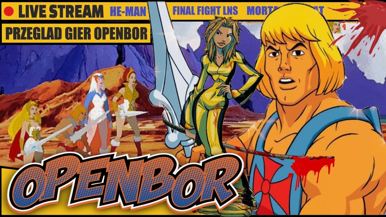 LIVE - Przegląd bijatyk OPENBOR. Final Fight LNS, Kill Bill, He-Man i ...
