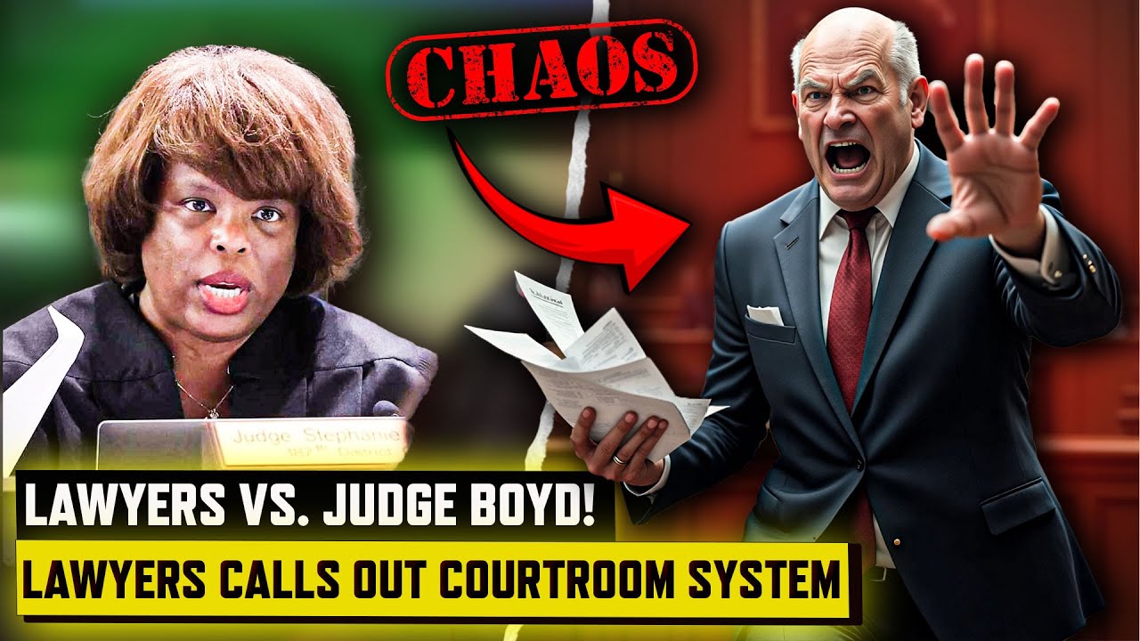 Judge Boyd vs. Lawyers : Explosive Courtroom Argument! - YouTube