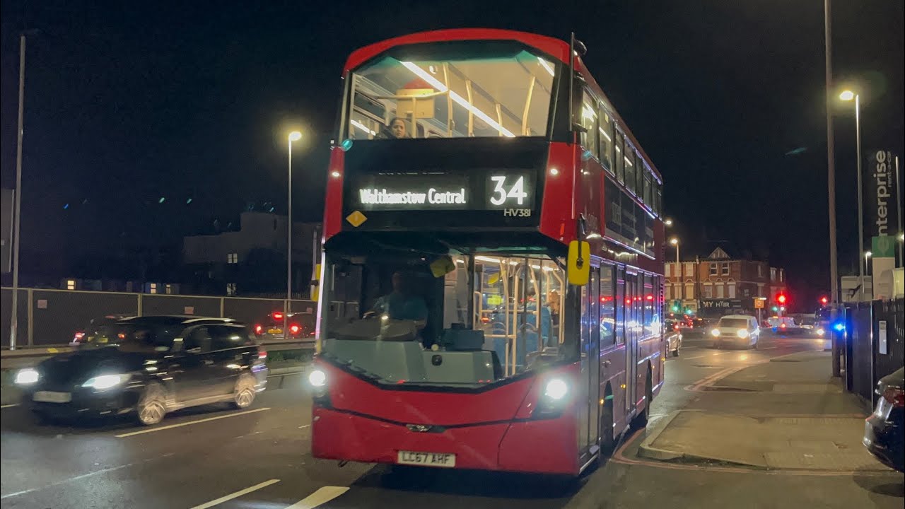 *FAST* Journey on Arriva London Route 34 to Crooked Billet Roundabout ...