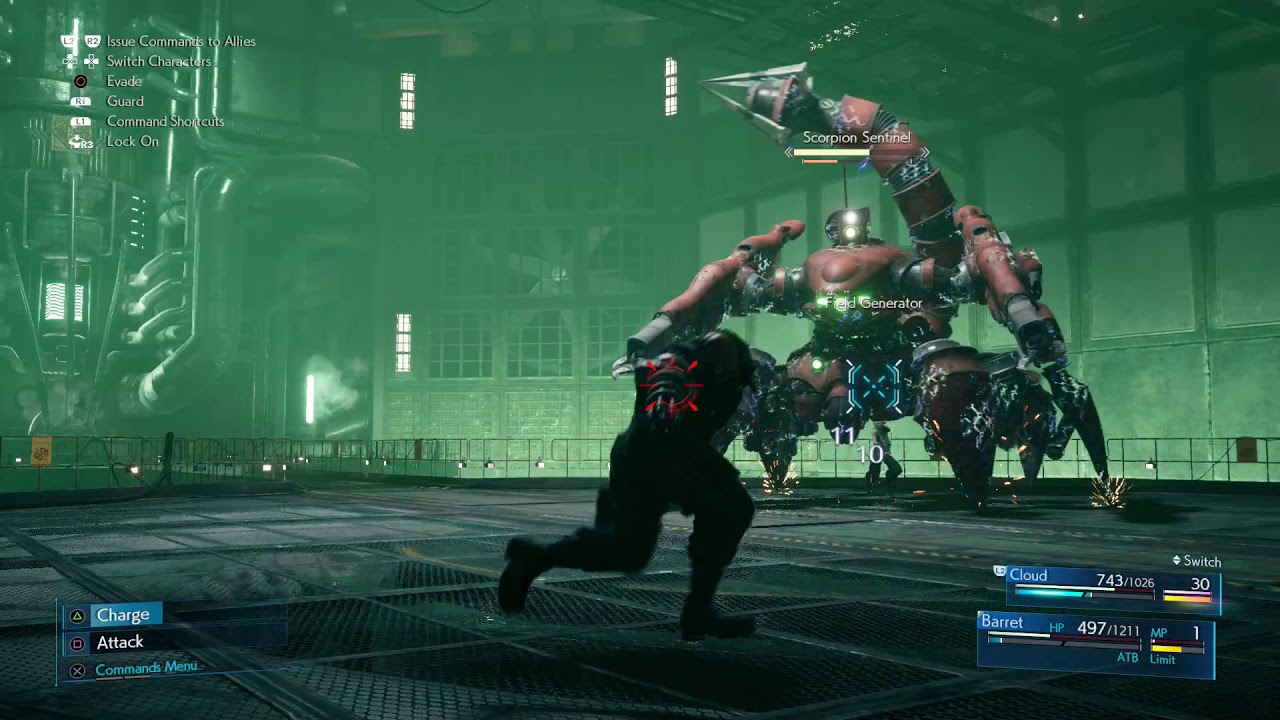 Fantasy Wednesdays: Guard Scorpion Boss Battle FFVII Remake Demo - YouTube