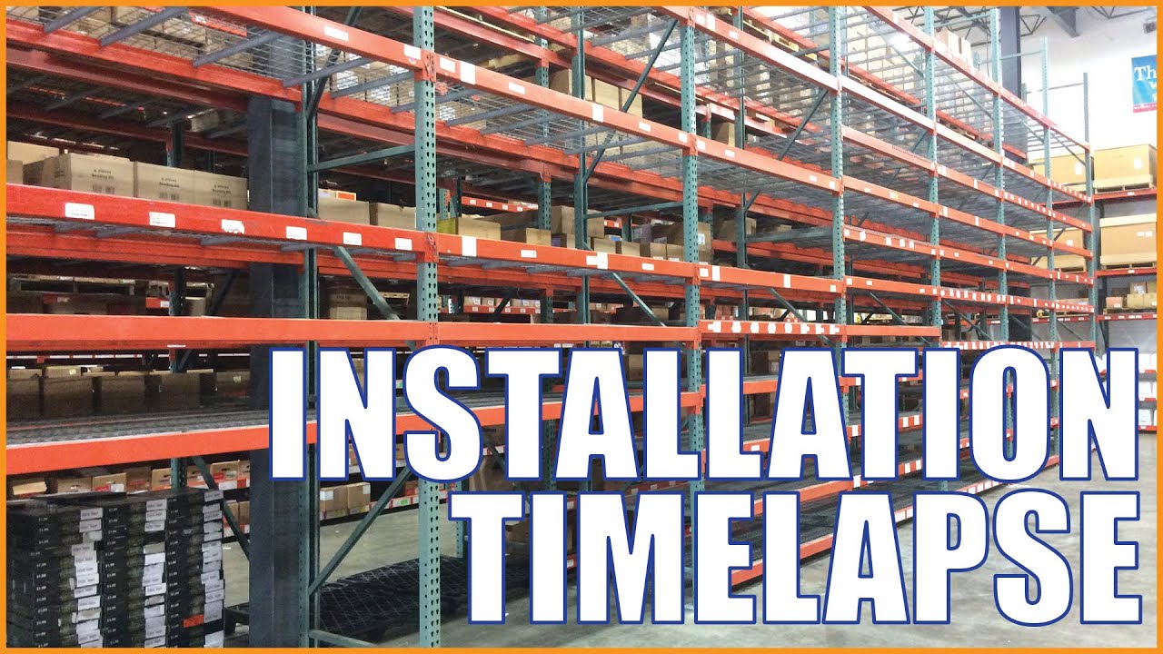 Pallet Racking Addition Installation - Timelapse | Logic MH - YouTube