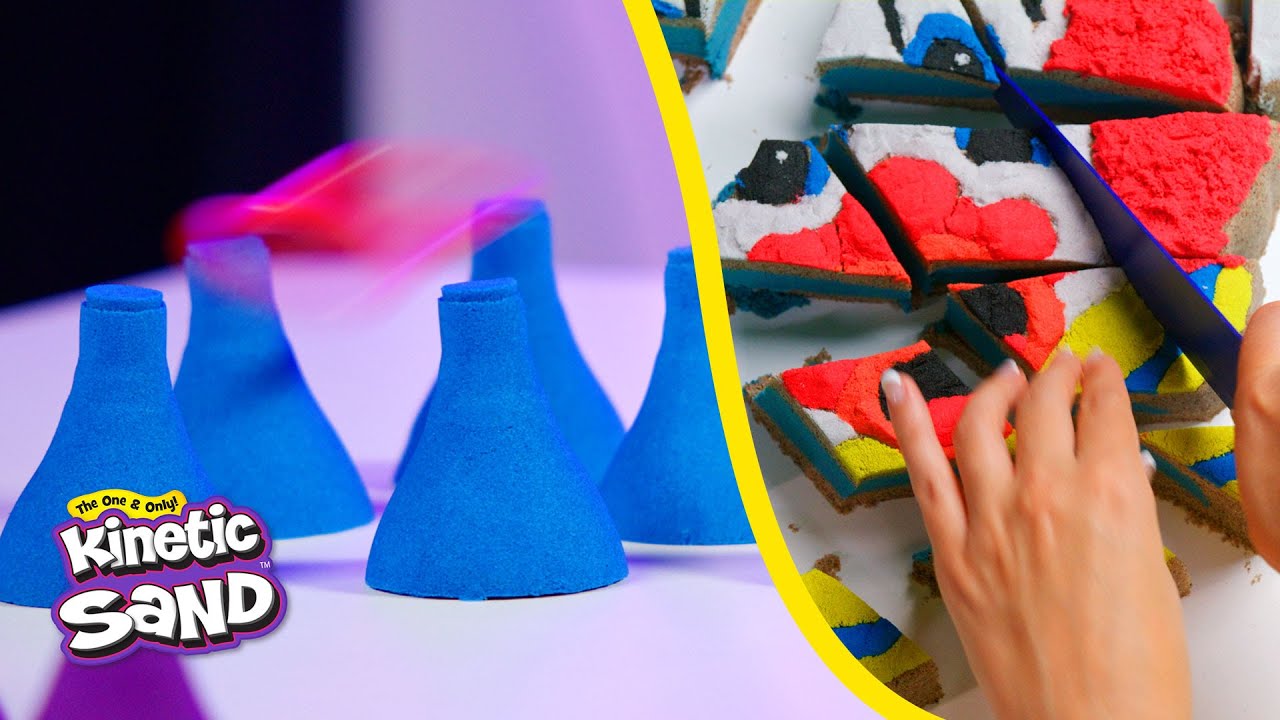 Carnival Clown Cake + More with Kinetic Sand 🤡 | Creativity for Kids ...