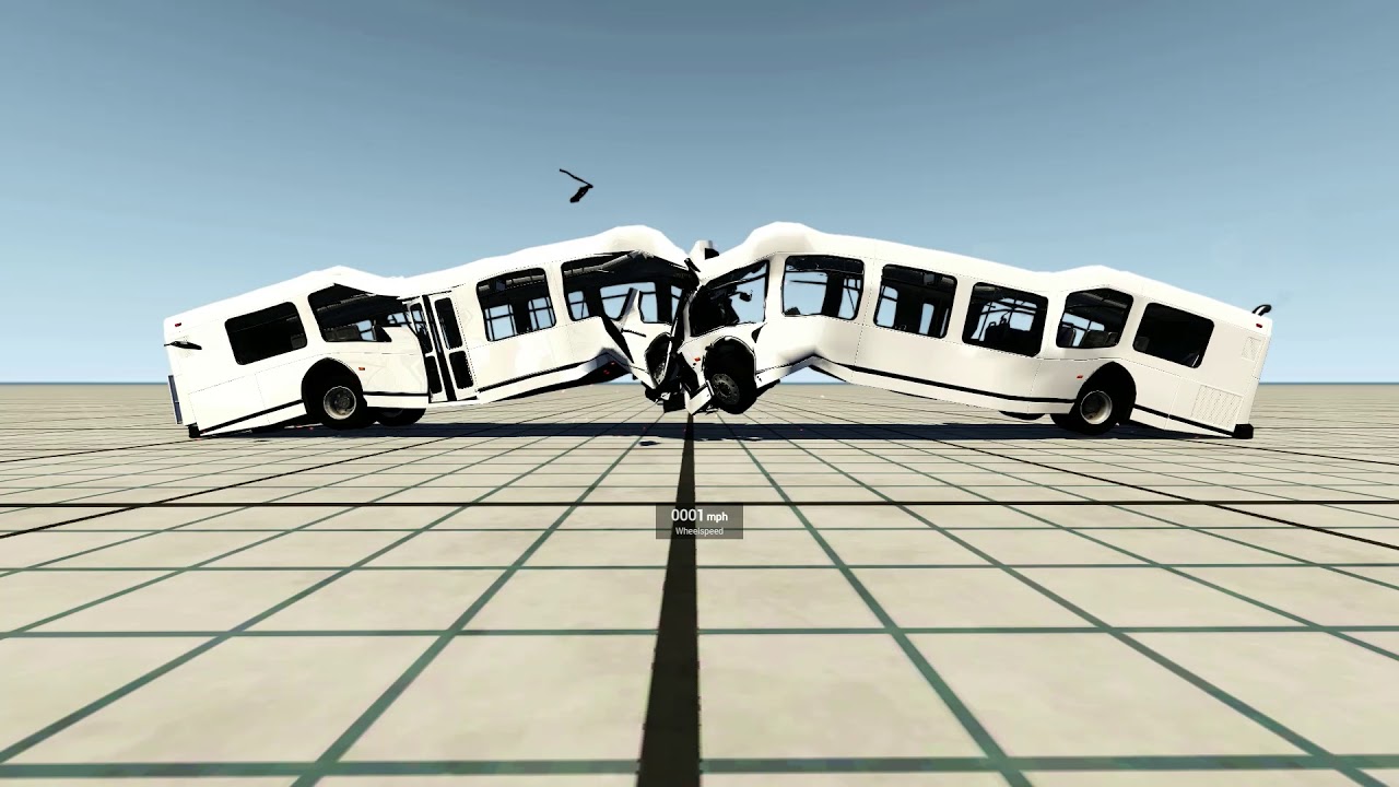 Bus crash testing (conservation of momentum - a demonstration) - YouTube