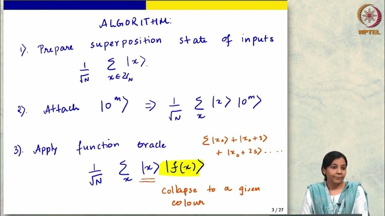 Simon's Algorithm over Z_n - Part 4 #CH30SP #swayamprabha - YouTube