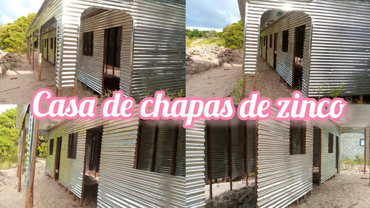 CASA DE CHAPAS DE ZINCO EM CONSTRUÇÃO 🇲🇿 - YouTube