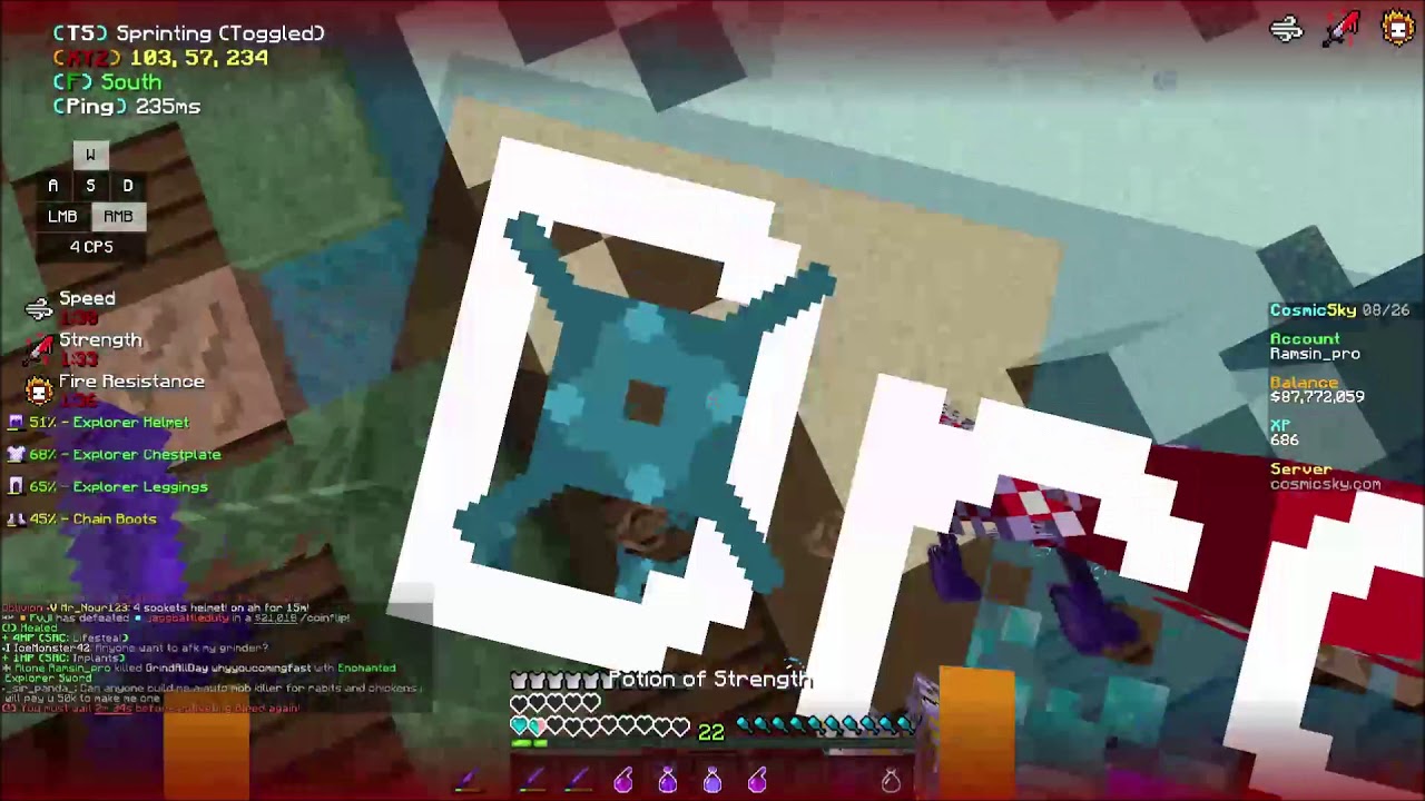 Minecraft CosmicSky PvP Highlights 3 - (Nasty 1st Clip) - YouTube