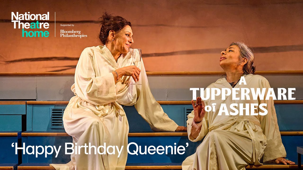 A Tupperware of Ashes | 'Happy Birthday Queenie' | National Theatre at ...