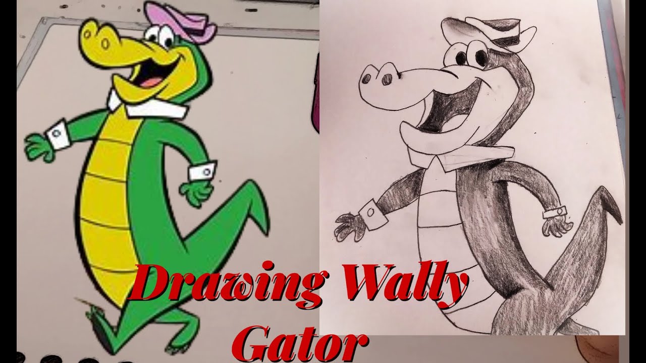 Let's Draw Wally Gator! - YouTube