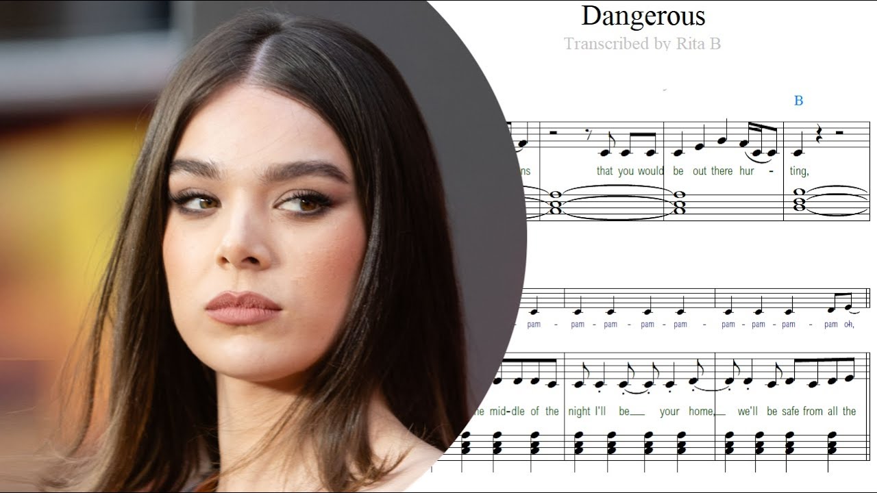 Sinners, Hailee Steinfeld — Dangerous — Piano Sheet Music - YouTube