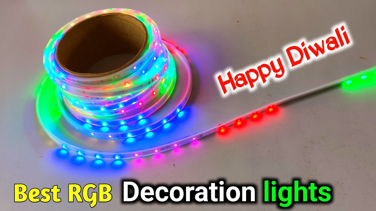 Best RGB Decoration Lights For Diwali | Best RGB Rope Light - YouTube