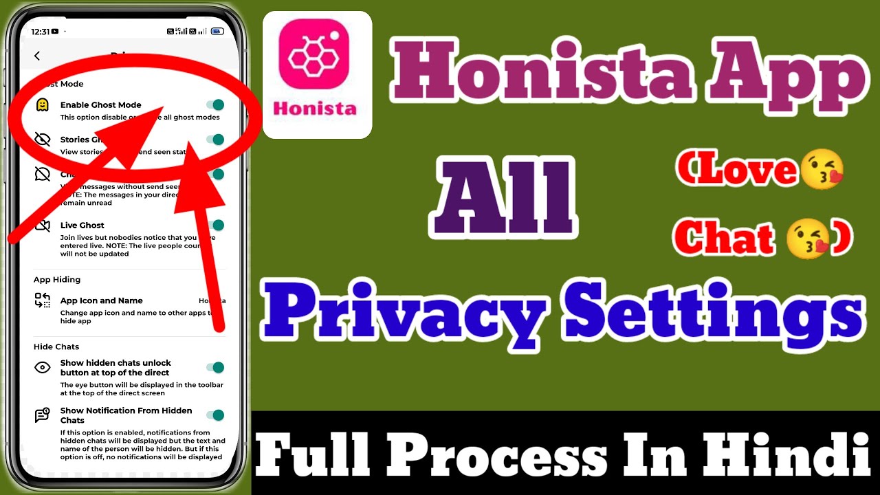 Honista Privacy Settings | Honista V9 Settings | Honista Features ...