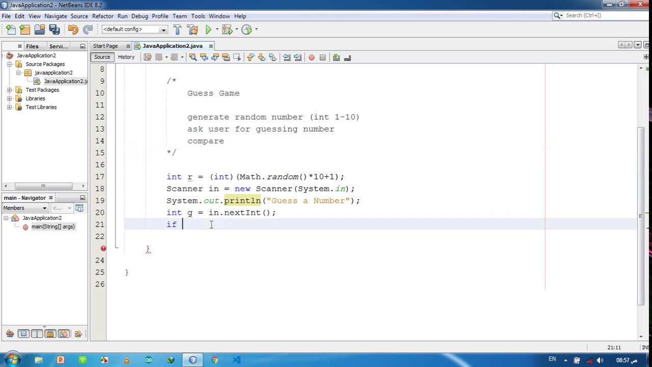 Electrical Engineering - Java Course - Week 2 - Part 3 - Guess Game ...
