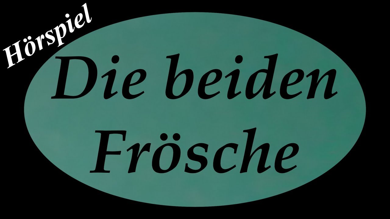 Aesop: Die beiden Frösche #Fabel | ElstersLesehöhle - YouTube