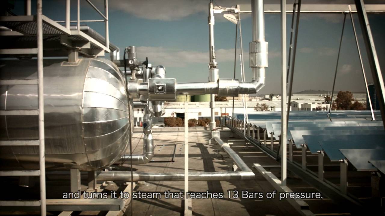 Industrial Solar Steam Generation Jordan Video - YouTube