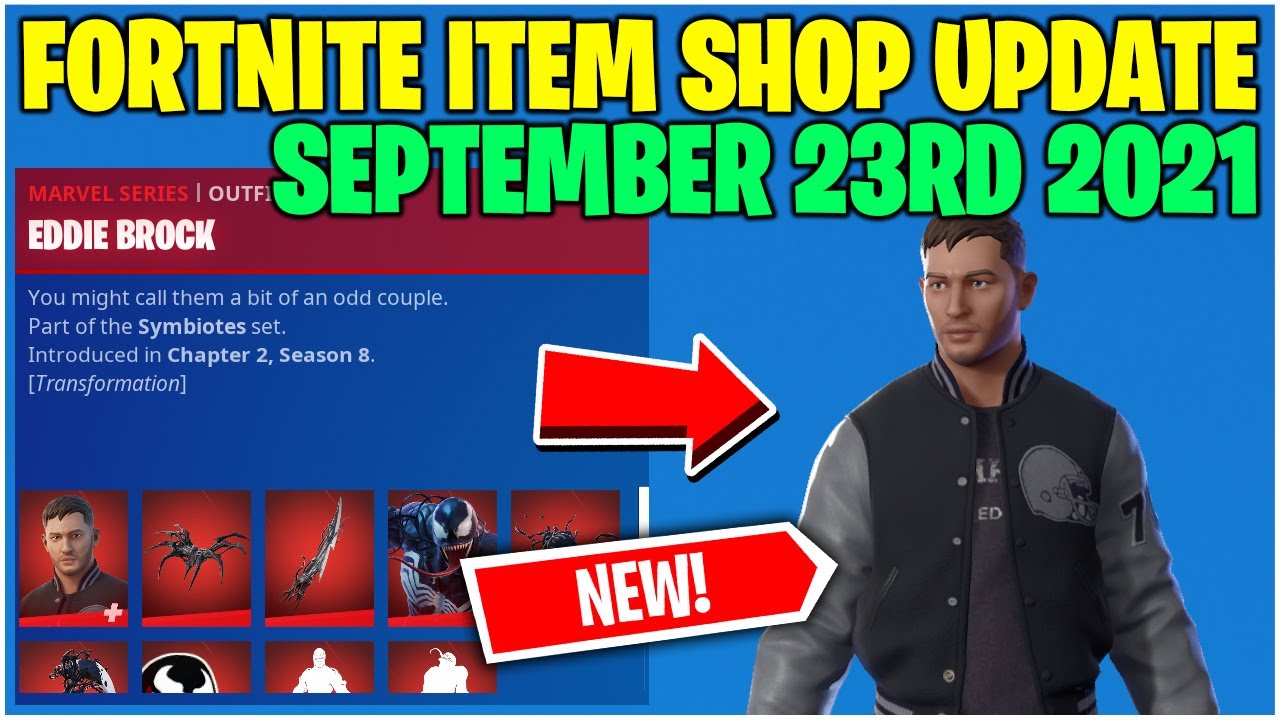 Fortnite Item Shop *NEW* EDDIE BROCK + VENOM BUNDLE! [September 23rd ...
