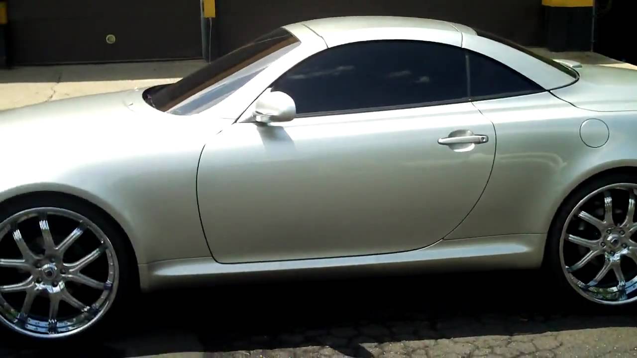 Lexus sc 430 on 22's - YouTube
